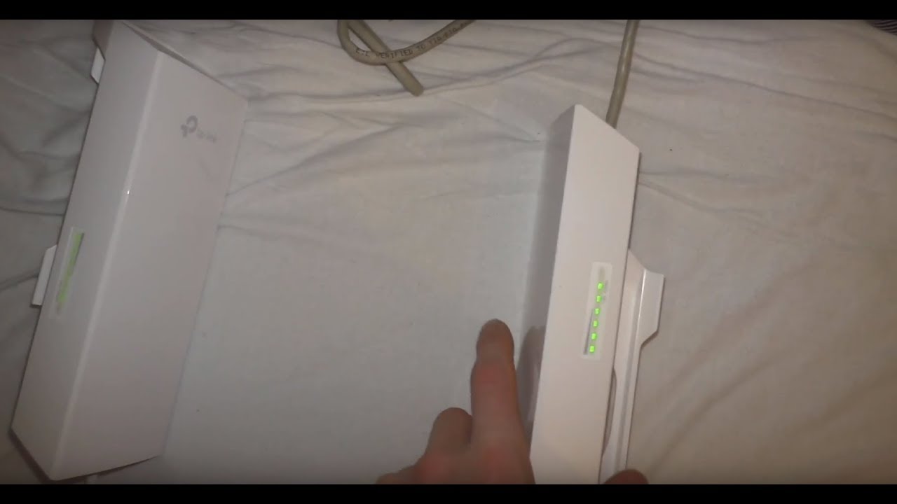 TP-link CPE210 (Bridge Mode) speed test - YouTube