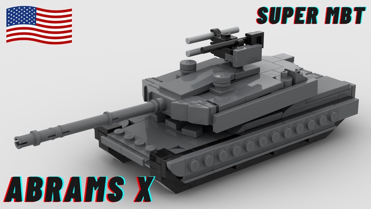 Lego Abrams X Main Battle Tank Tutorial - YouTube