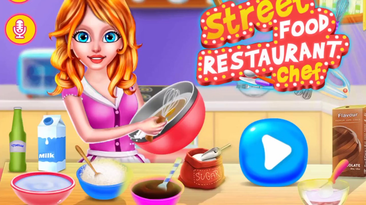 Street Food Restaurant Chef Cooking Recipes Dash - Cooking master ...