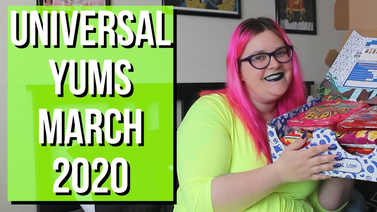 March 2020 Universal Yums Super Yum Box Unboxing & Taste Test - Brazil ...