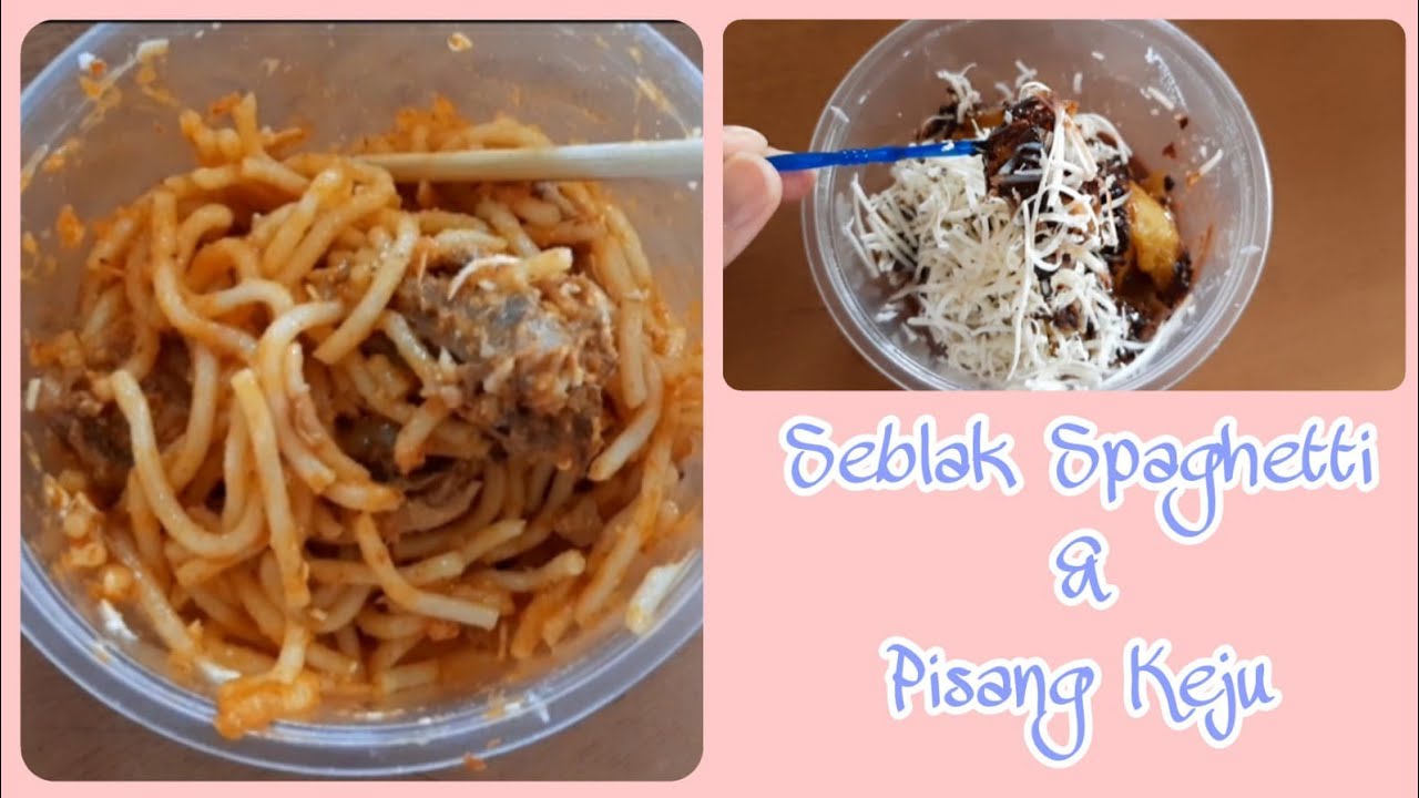 Seblak Spaghetti & Pisang Keju - YouTube
