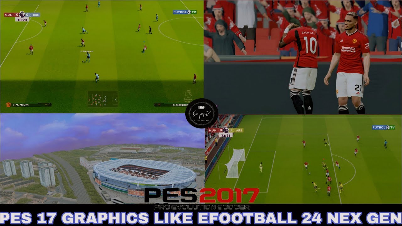 PES 2017 NEW HIGH GRAPHIC MOD LIKE EFOOTBALL 24 | NEXT GEN GRAPHICS ...