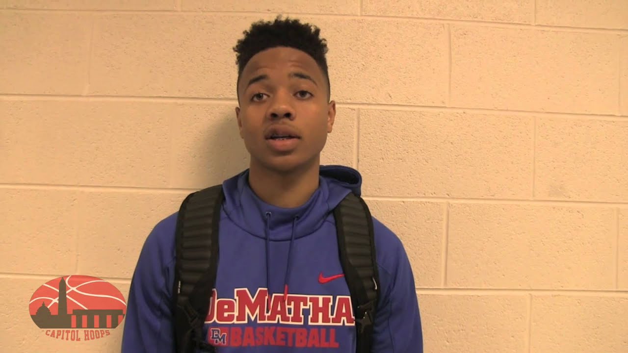Markelle Fultz Interview after defeating Eleanor Roosevelt 12/10/2015 ...