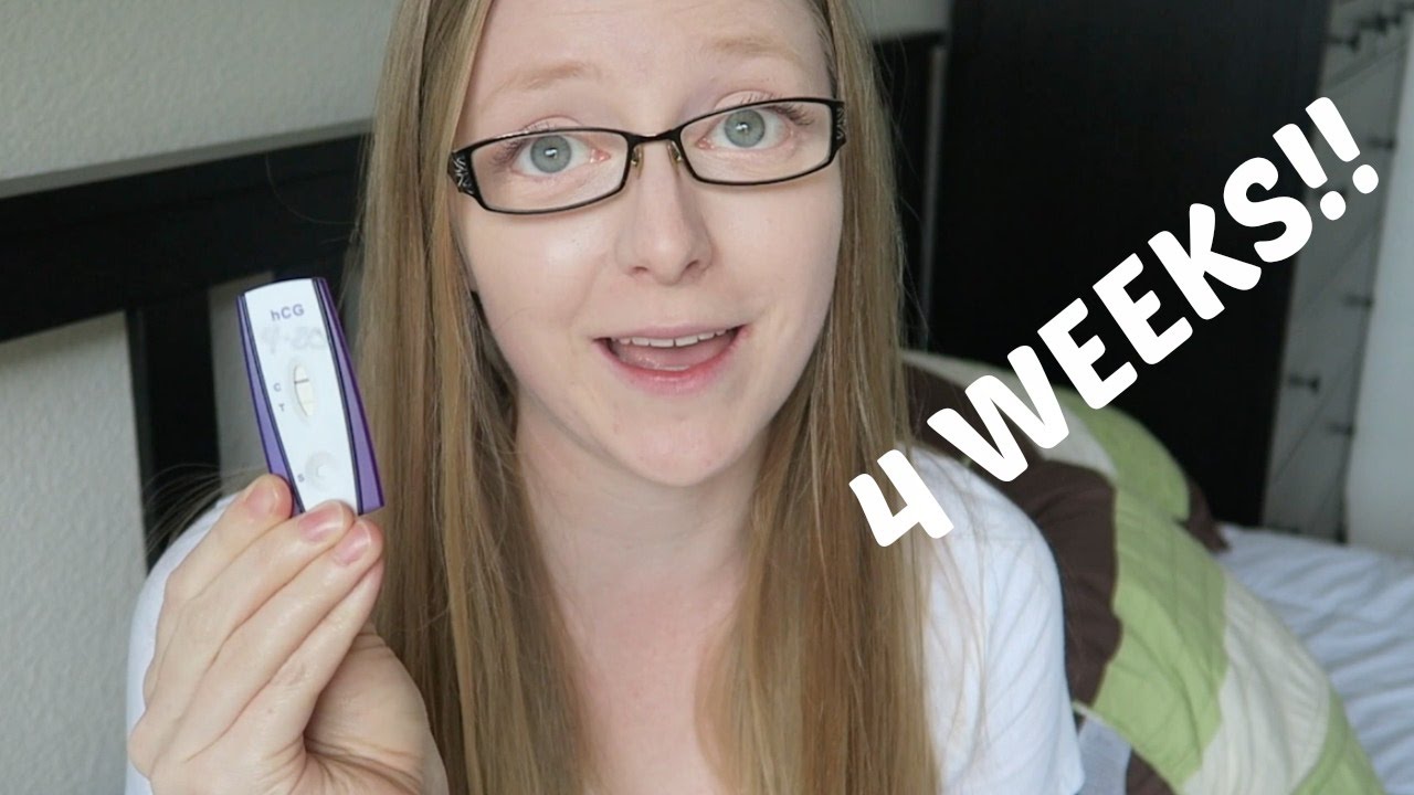 I'M PREGNANT!!! - 4 WEEKS! - YouTube