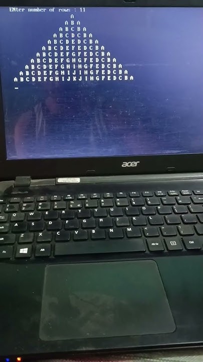Print Alphabet Pattern By Using For Loop In C Coding Basicc Computer Ccode Ccoding C