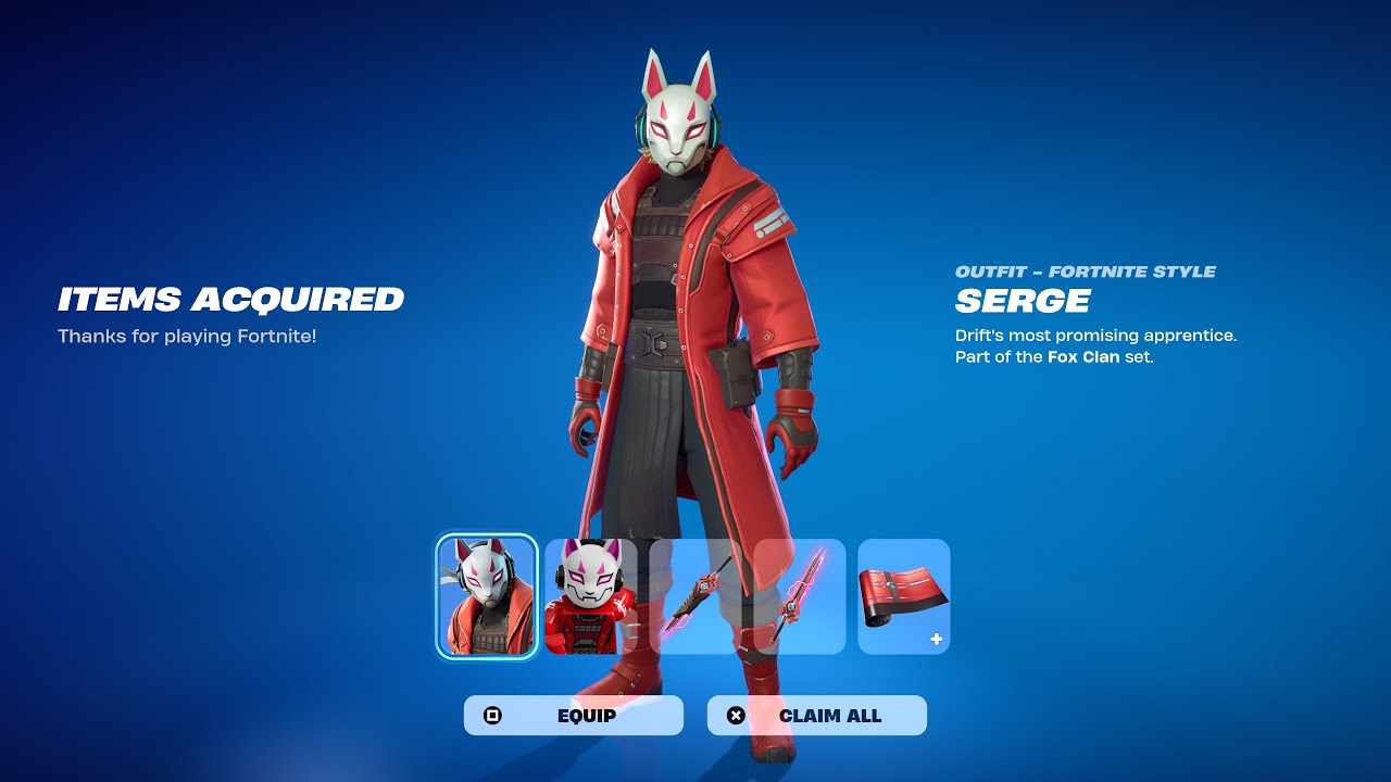 How To Get Serge Skin For FREE! (Fortnite) - YouTube