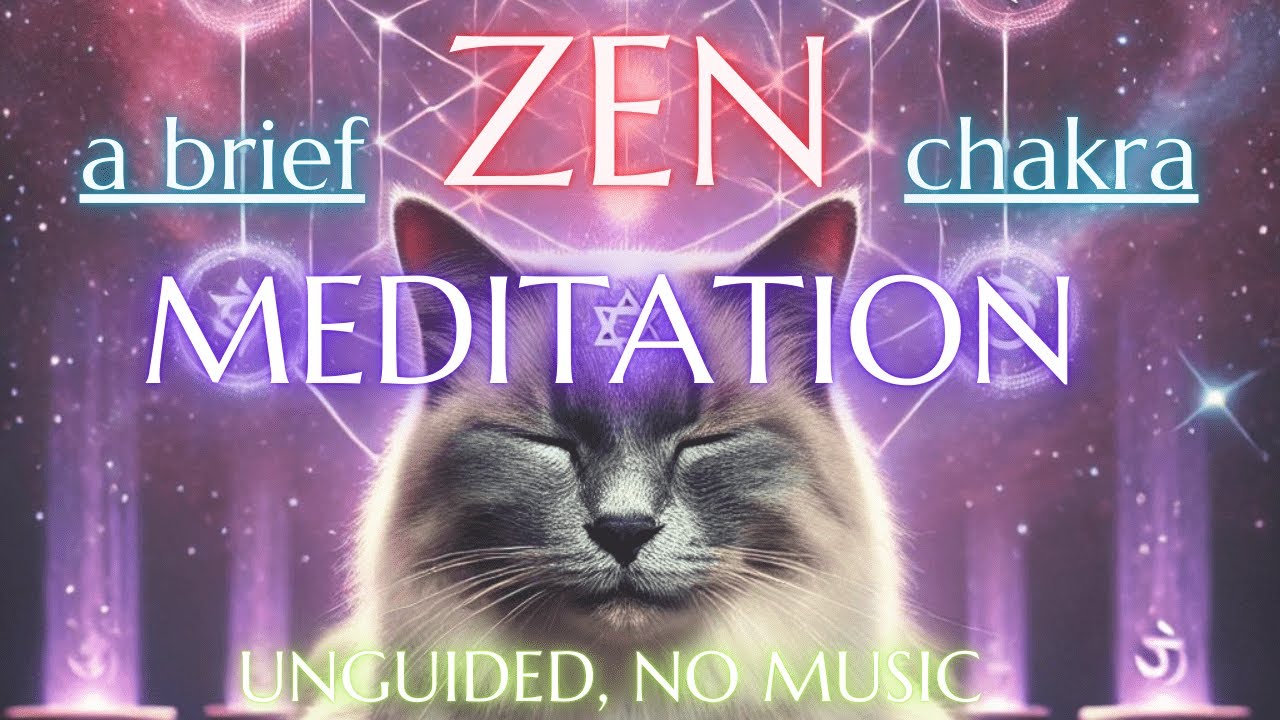 💫A Brief Zen: Zen Focus Flow (Unguided, No Music) #zen #meditation # ...