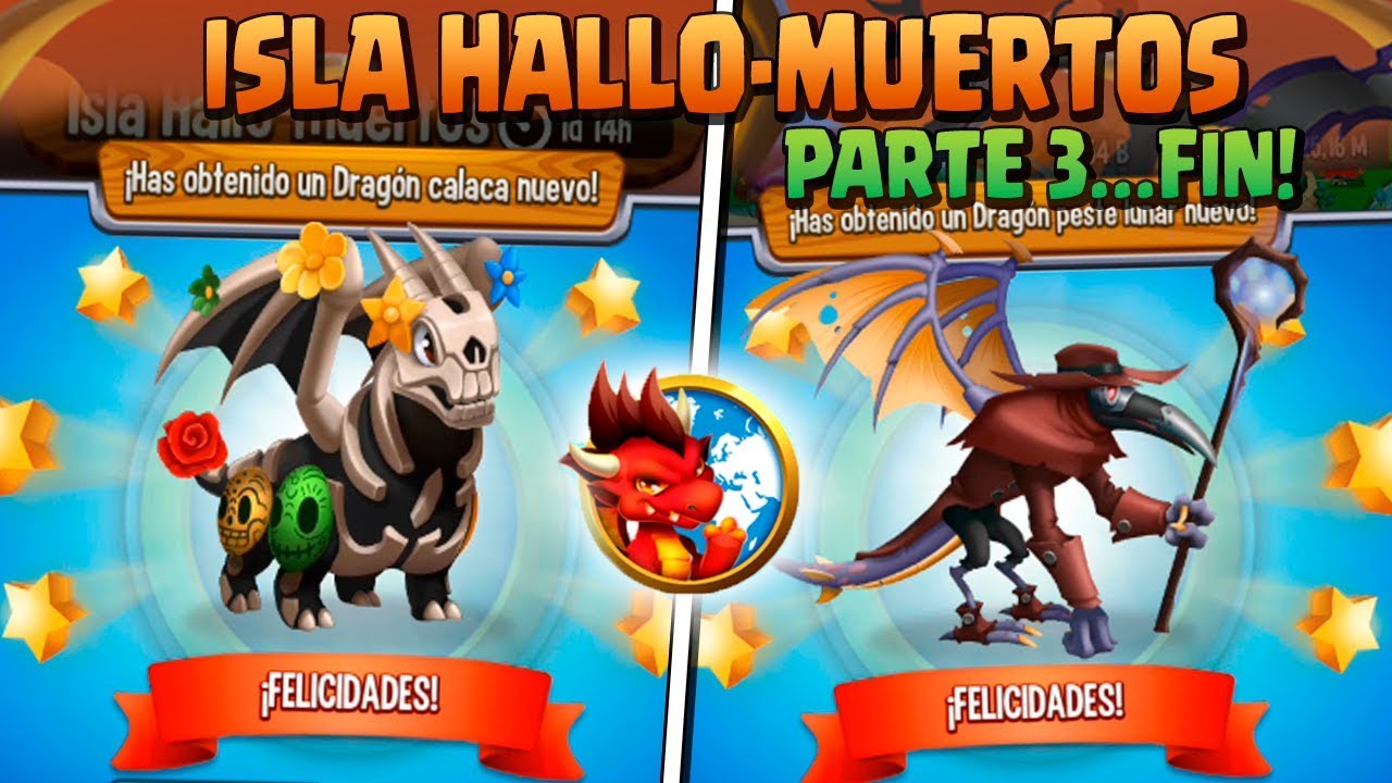 DRAGÓN CALACA & PESTE LUNAR CONSEGUIDOS: ISLA HALLO-MUERTOS PARTE 3 ...