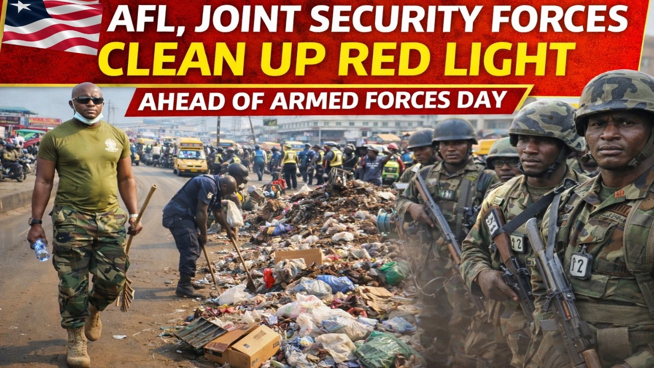 AFL, Joint Security Forces Clean Up Red Light Ahead of Armed Forces Day ...