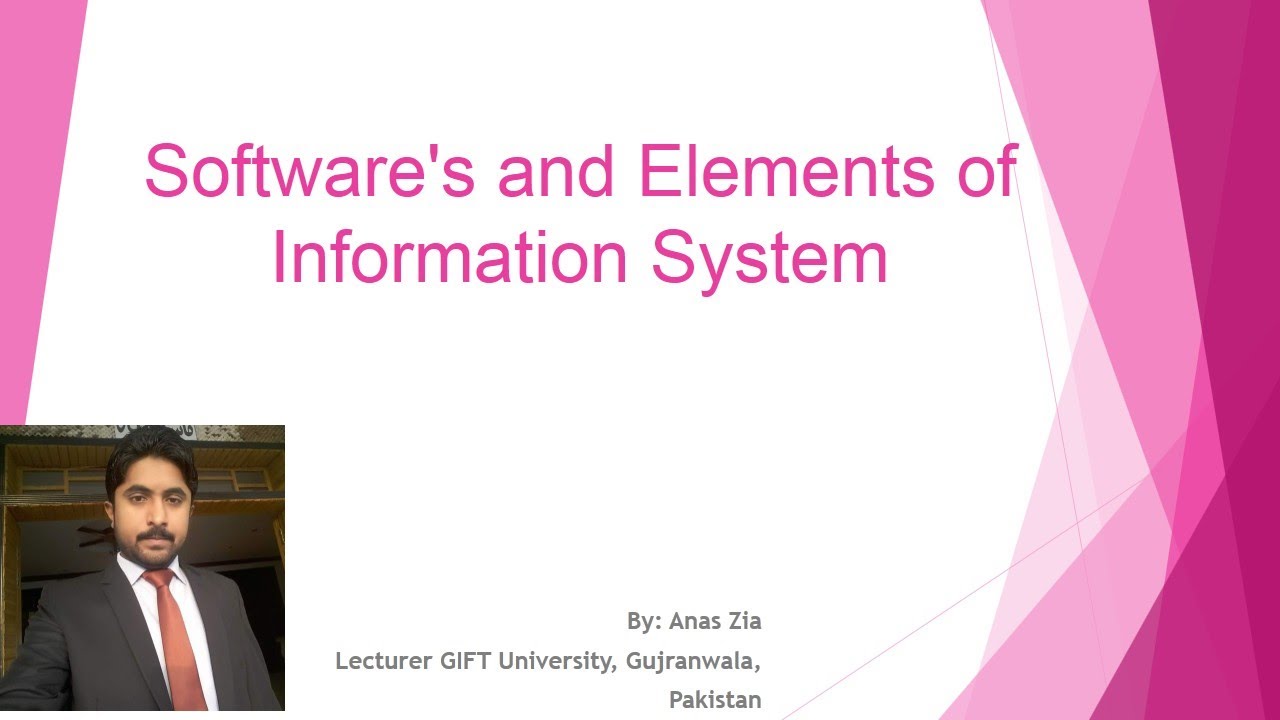 Software s And Elements Of Information System YouTube Software s And Elements Of Information System YouTube