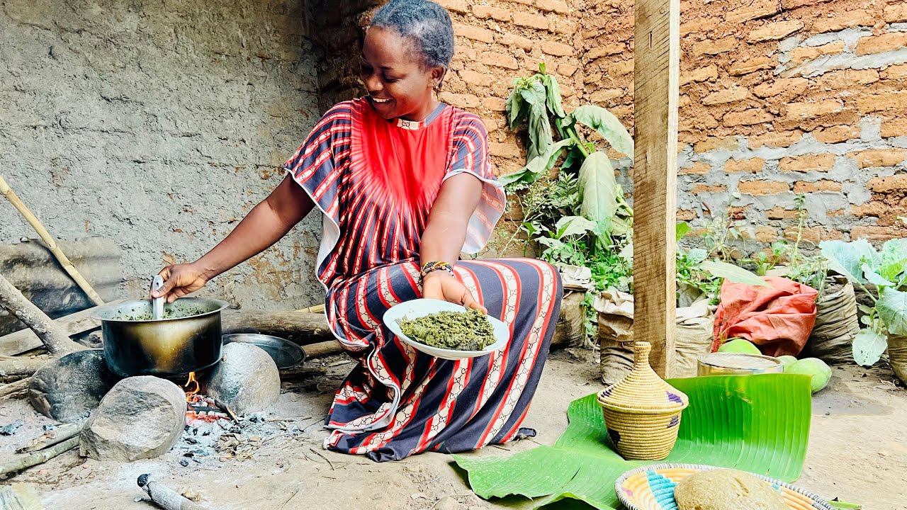 Cooking cassava leaves(Sombe) for dinner.Step by step recipe - YouTube