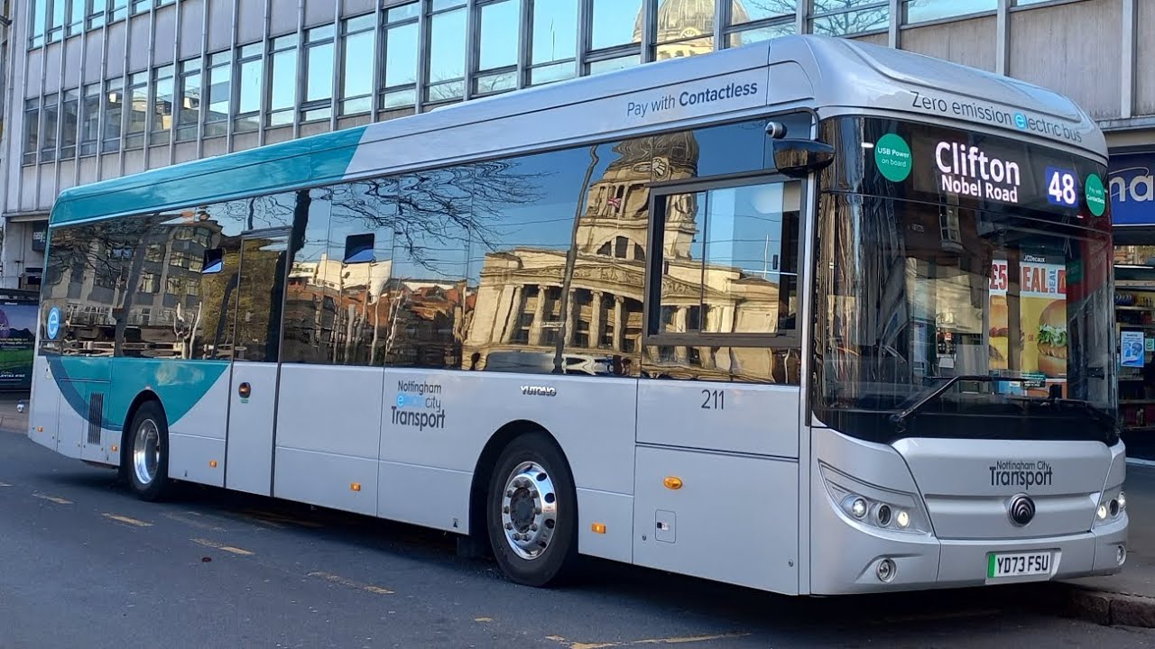 NCTX Buses 211 (YD73 FSU) | Yutong E12 | Navy Line 48 - YouTube