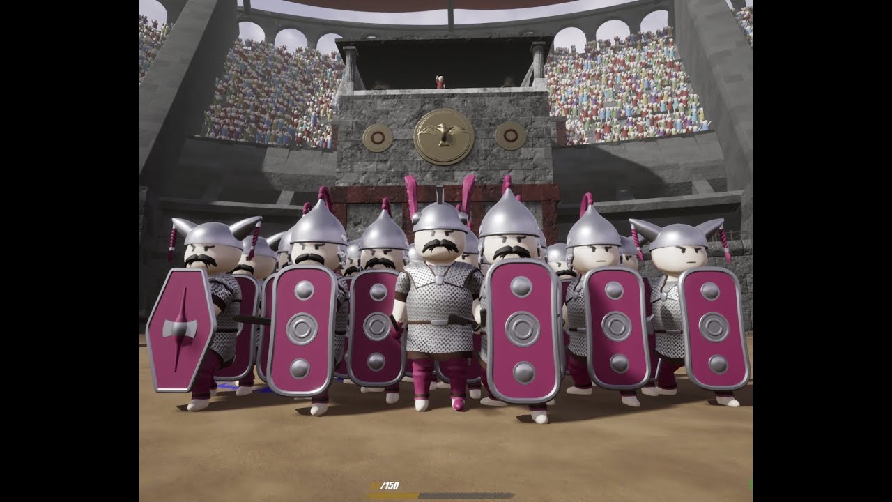 Shieldwall Greek colosseum Battle !!!! - YouTube