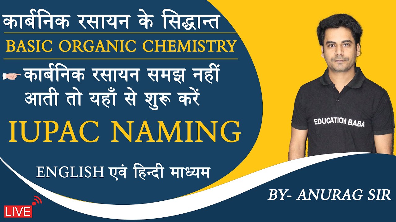 IUPAC Name। How to Start Class 12th Organic Chemistry । IUPAC Naming ...