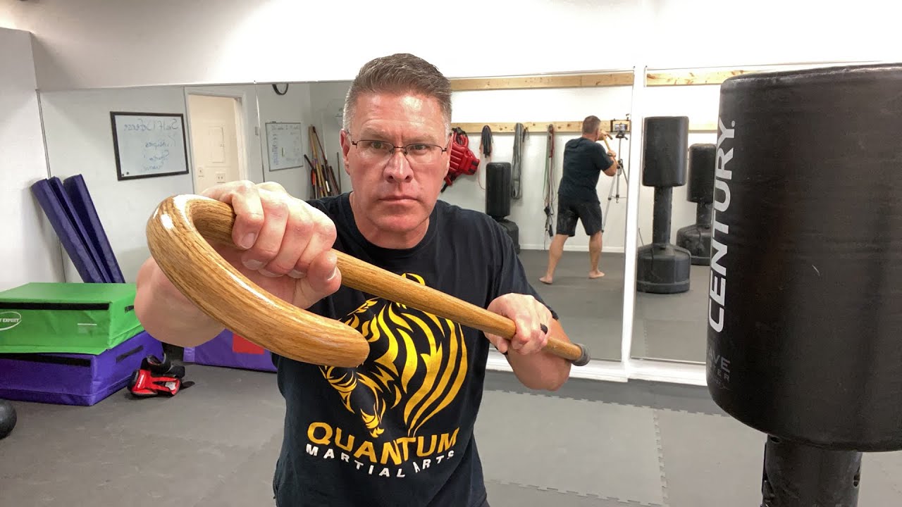 Stop the threat using your walking cane for self defense - YouTube