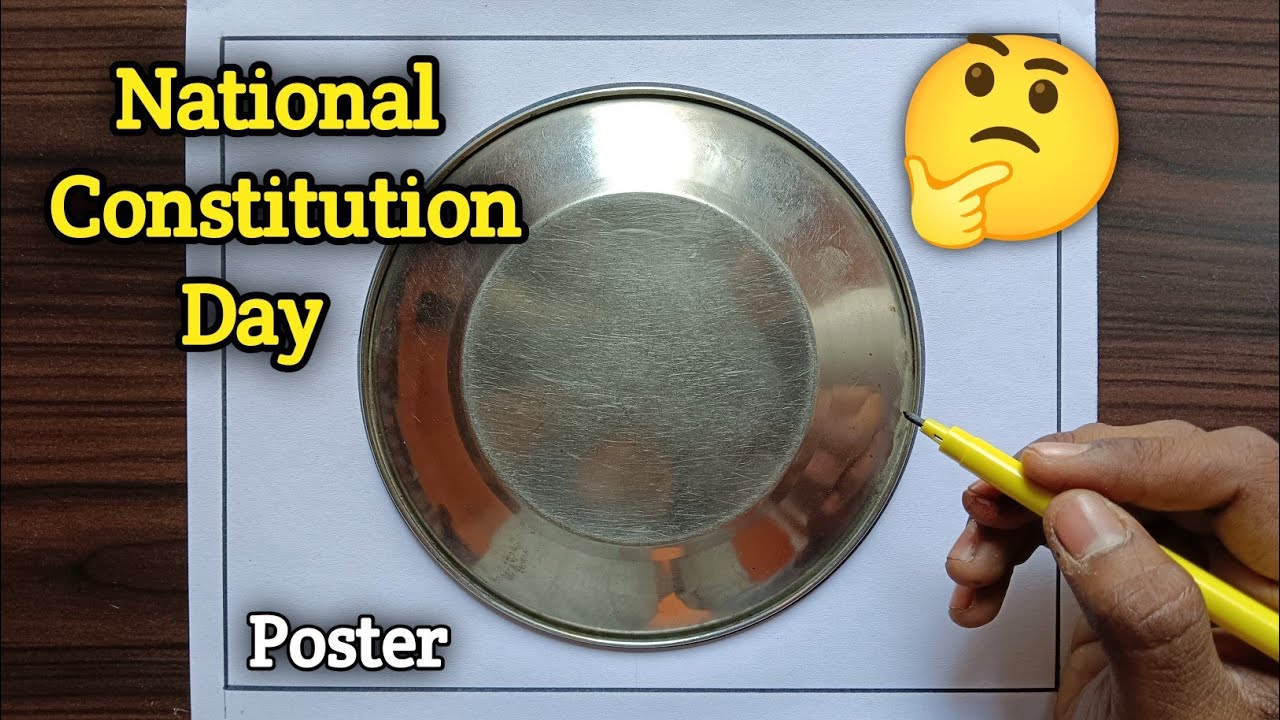 National Constitution Day Drawing / National Constitution Day Poster ...