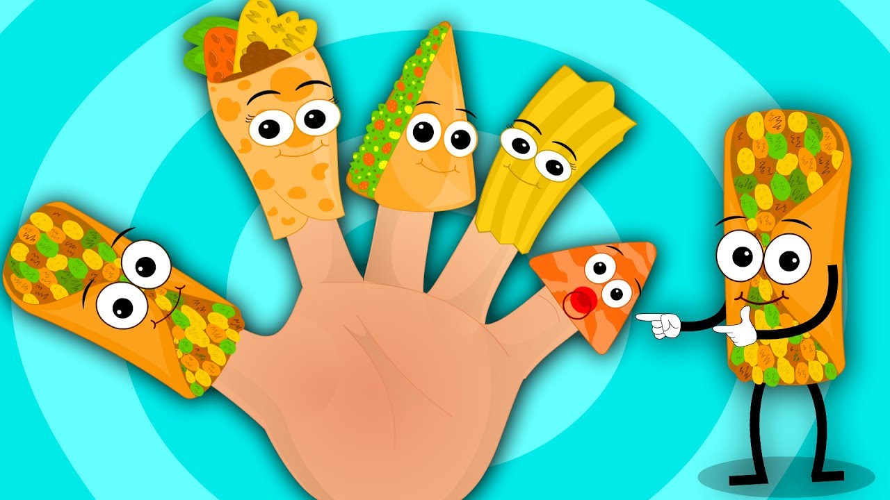 Food Finger Family | Nursery Rhymes For Children | Kids Songs - YouTube