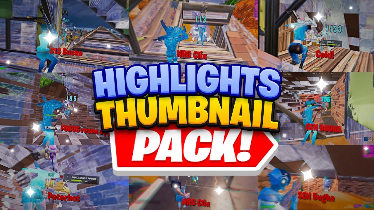 (FREE) *BEST* Fortnite Highlights Thumbnail Pack (Google Drive) - YouTube