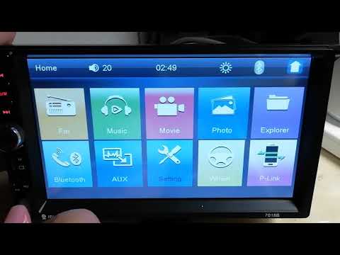 Autoradio - 7018B 7'' HD 2 DIN Bluetooth USB/FM/MP5/MP4/MP3 Player - Mirror Link - unboxing
