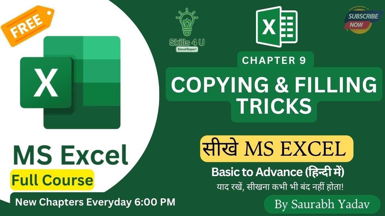 Excel Copying and Filling Tips and Tricks: Save Time with Smart Copy ...
