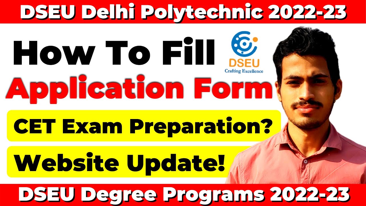 Dseu Cet Delhi 2024: Application Form, Dates, Eligibility – YLEAV