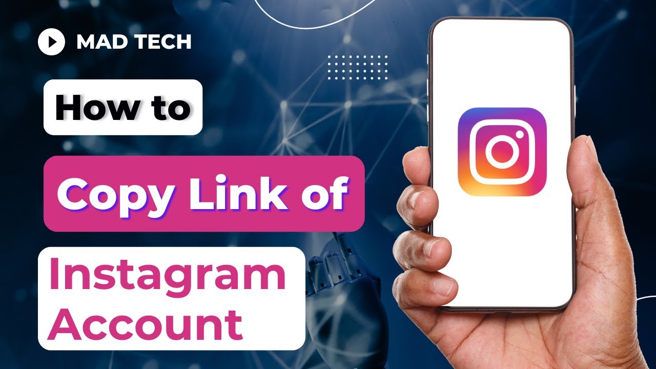 How to Copy Link of Instagram Bio | Instagram Account Link Copy - YouTube
