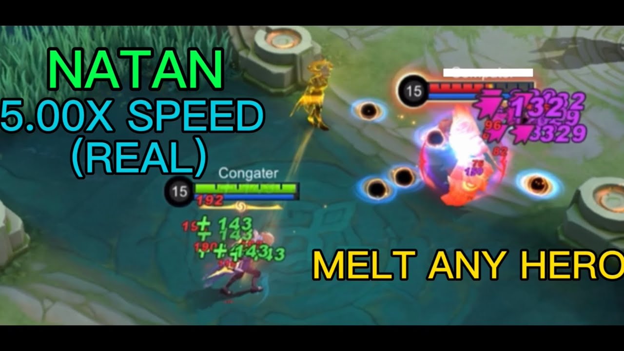 Natan 5.00X speed SECRET BUILD ?!? Melt any hero + TANK !?! - YouTube