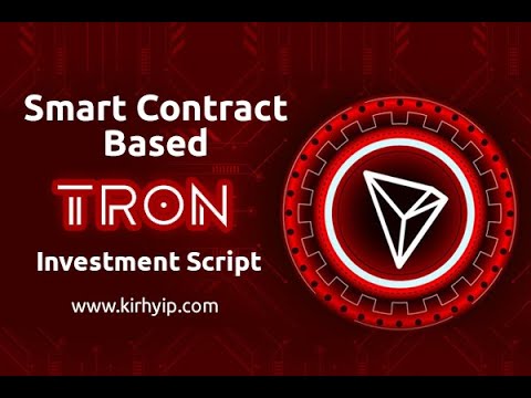 Tron investment script | Smart Contract | KIR HYIP Script - YouTube