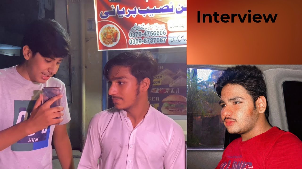 Interview with a random person / first interview on youtube. - YouTube