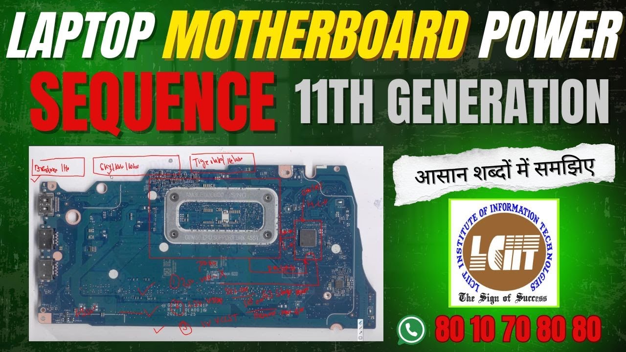 11th Gen Laptop Motherboard Power On Voltage Sequence | Laptop Power ...