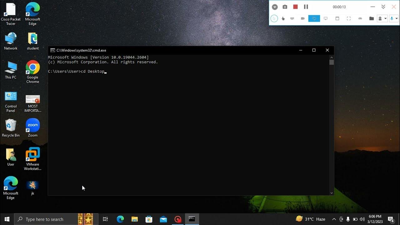how to create a folder using command prompt in windows 10 #shorts # ...