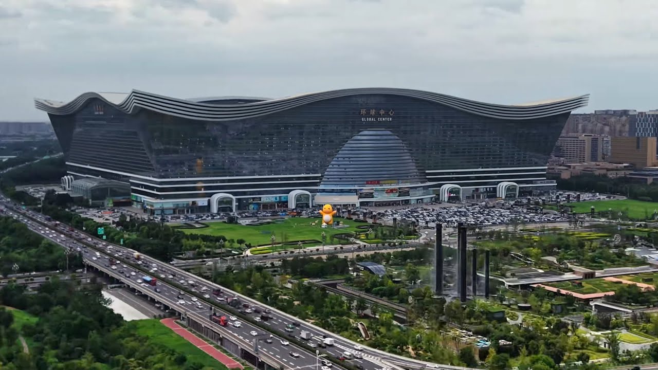 The largest single building in Asia - Chengdu Global Center # Iconic ...