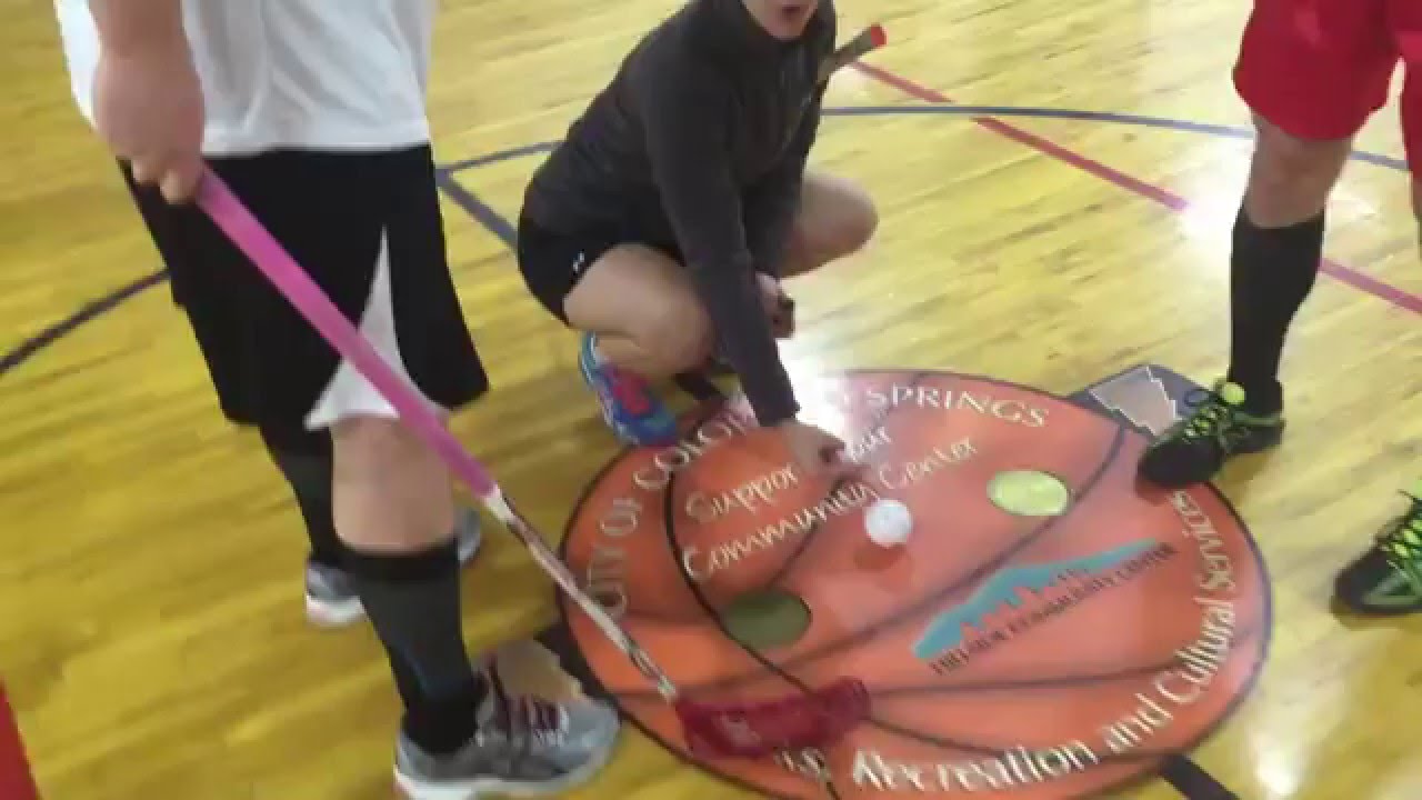 How to Play Floorball - How to Take a Face-Off - YouTube