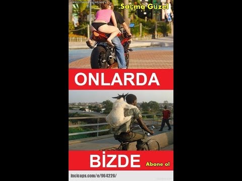 Onlarda - Bizde (funny comparison)