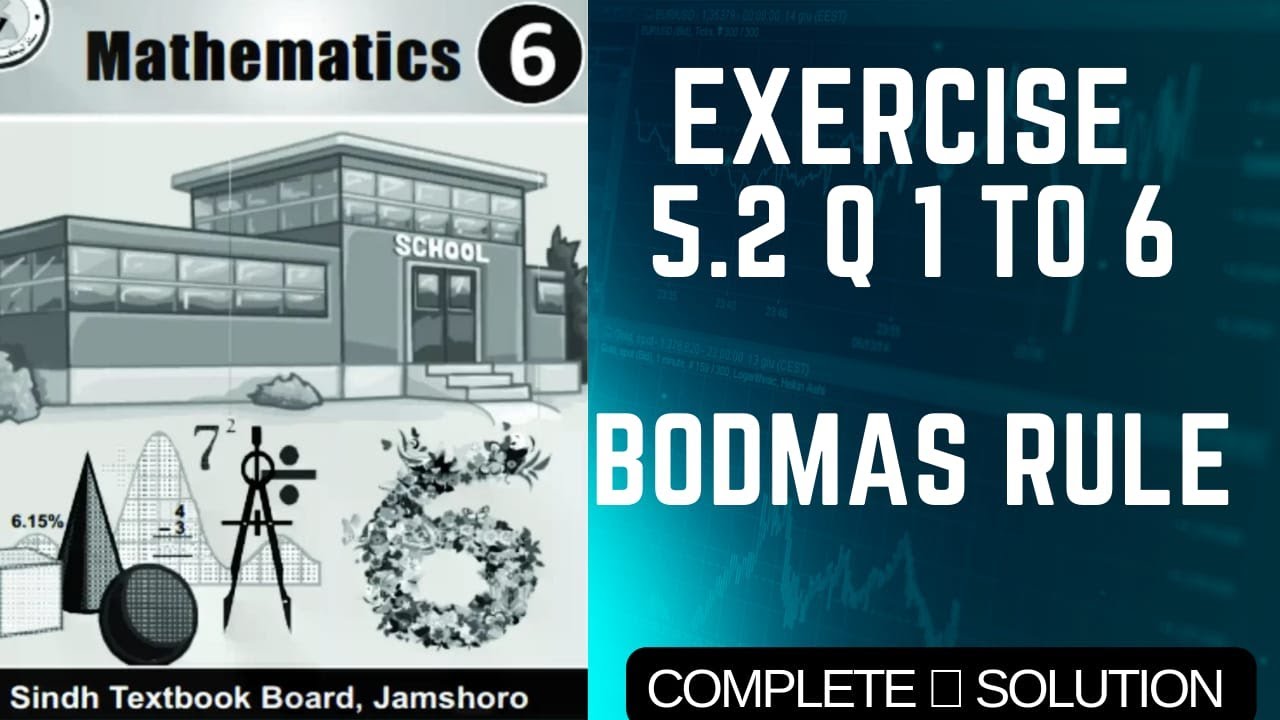 Class 6 Math Sindh Textbook Board Exercise 5.2 Questions 1 to 6 ...