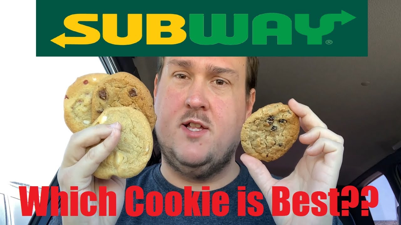 Trying Every Cookie at Subway (Chocolate Chip, Oatmeal Raisin ...
