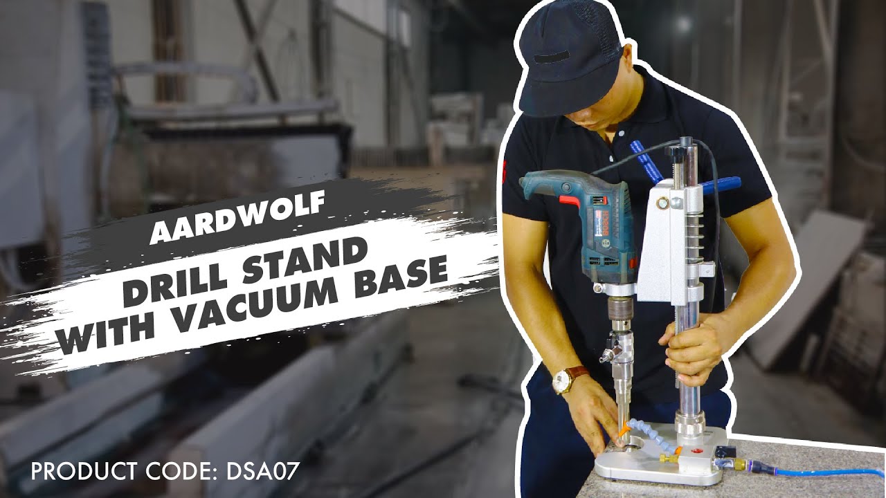 Experience (Unmatched) Precision with Aardwolf Drill Stand with Vacuum ...