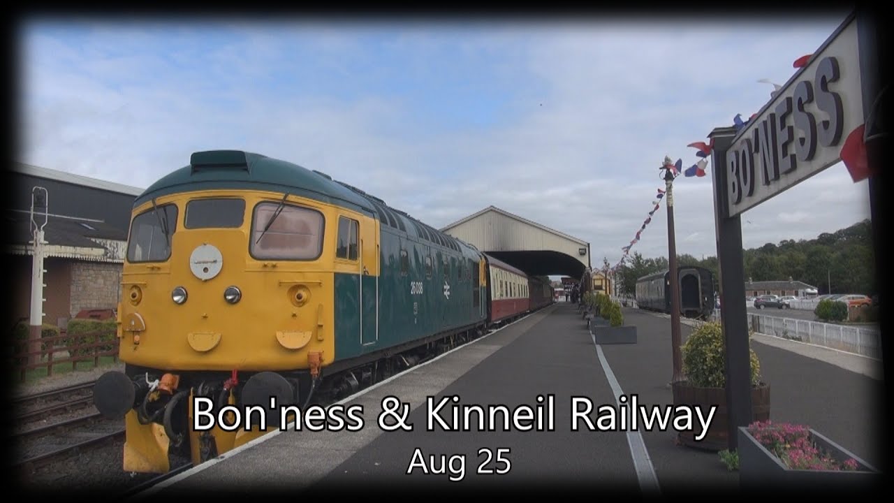 Bo'ness & kinneil railway 19.8.25 LOCO TV UK - YouTube