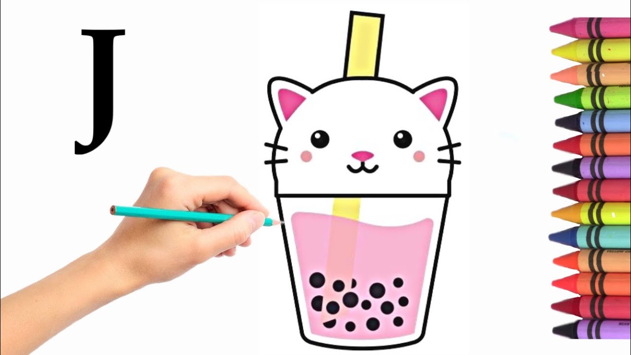 Simple juice glass drawing | drawing and coloring for kids and toddlers ...