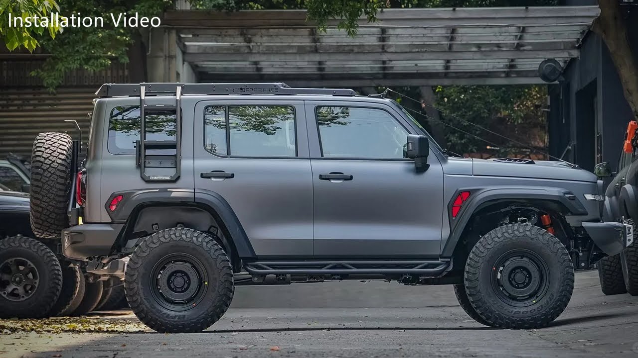 GWM TANK 300 TOPFIRE Ladder Installation - YouTube