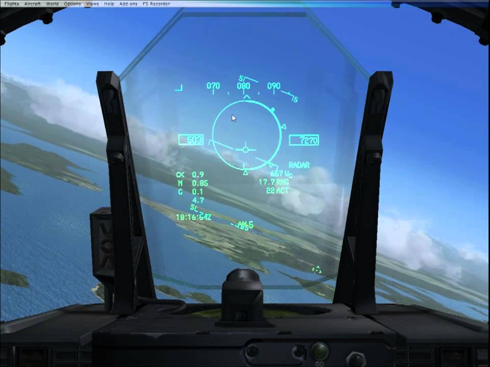 FSX VRS F/A-18E CAGING AMRAAM MISSILE - YouTube