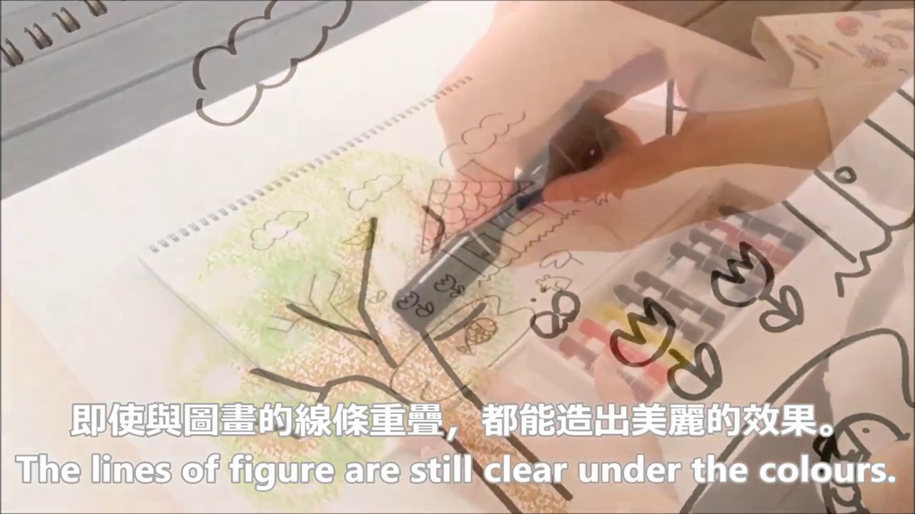 KOKUYO Clear Crayons 透明蠟筆 - YouTube