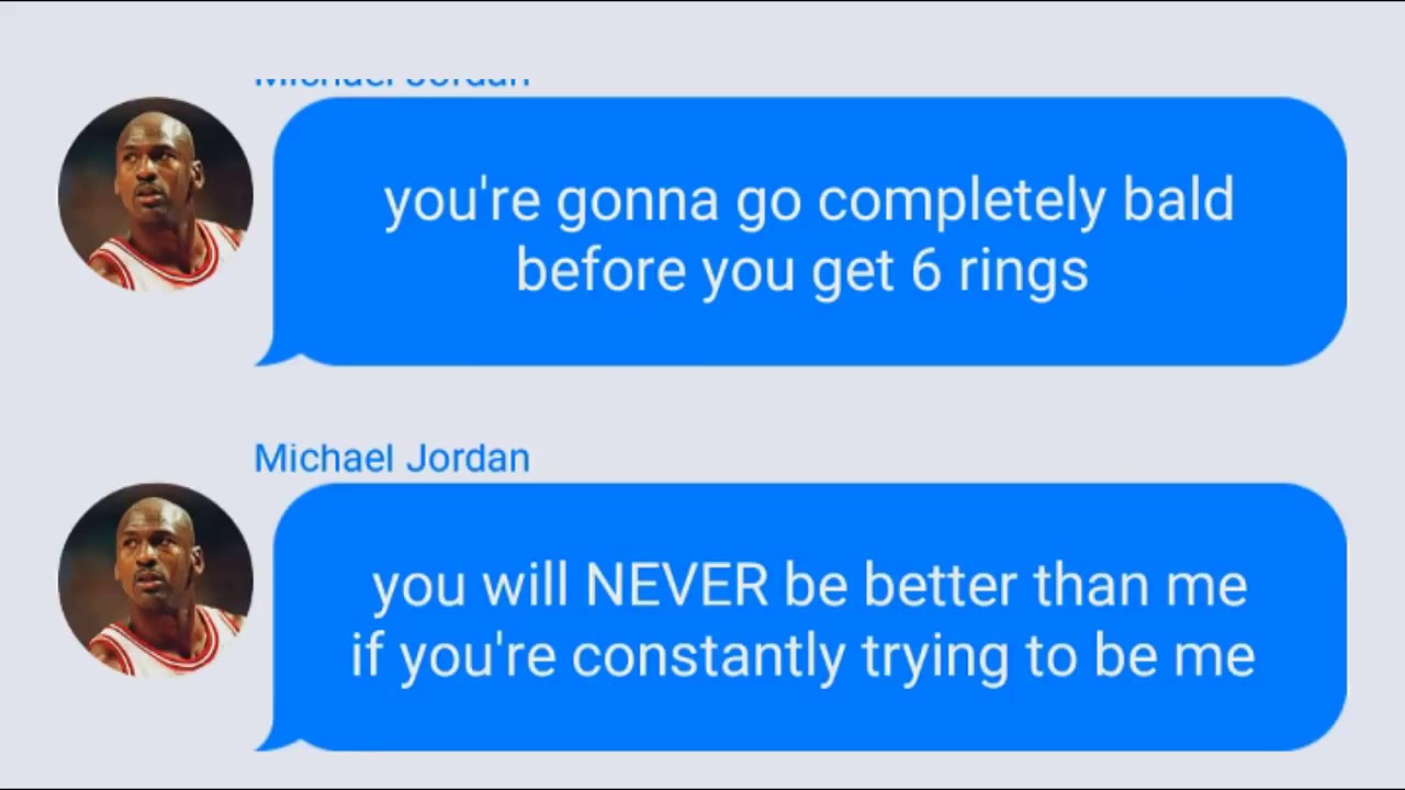 LeBron James Texting Michael Jordan | @NBAMemesNation | NBA Memes ...