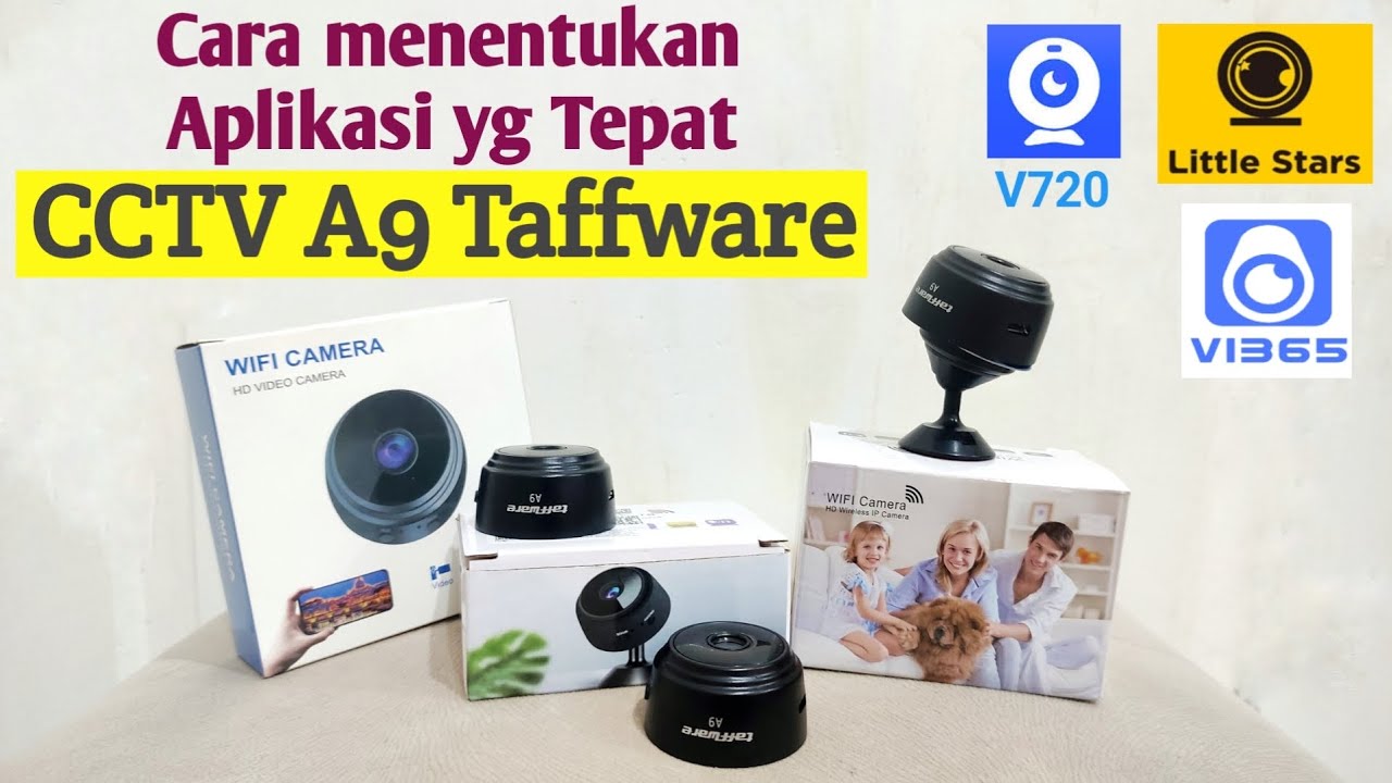 Taffware CCTV A9 mini Cara menentukan aplikasi wifi kamera pengintai ...