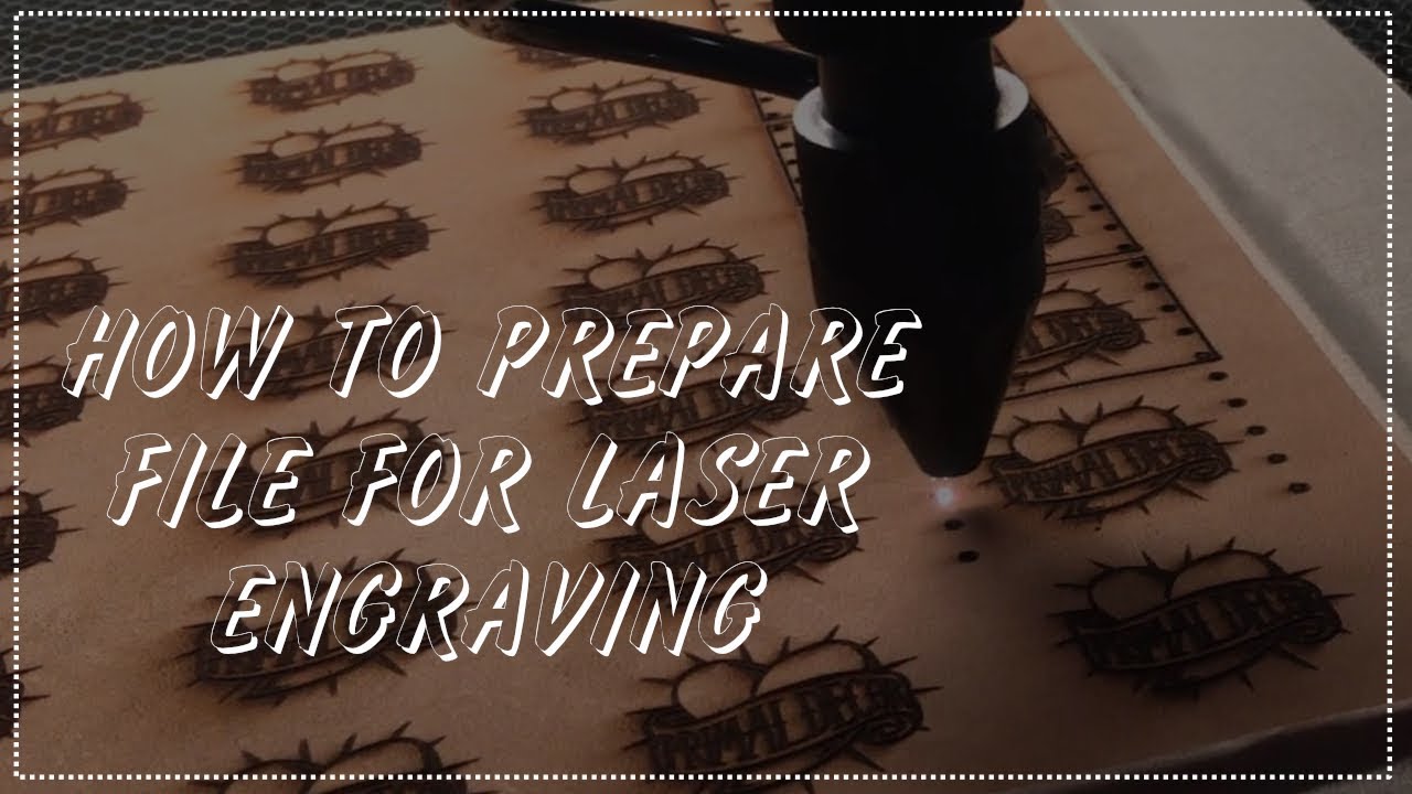 How to prepare Logo file to engrave in Laser machine - YouTube