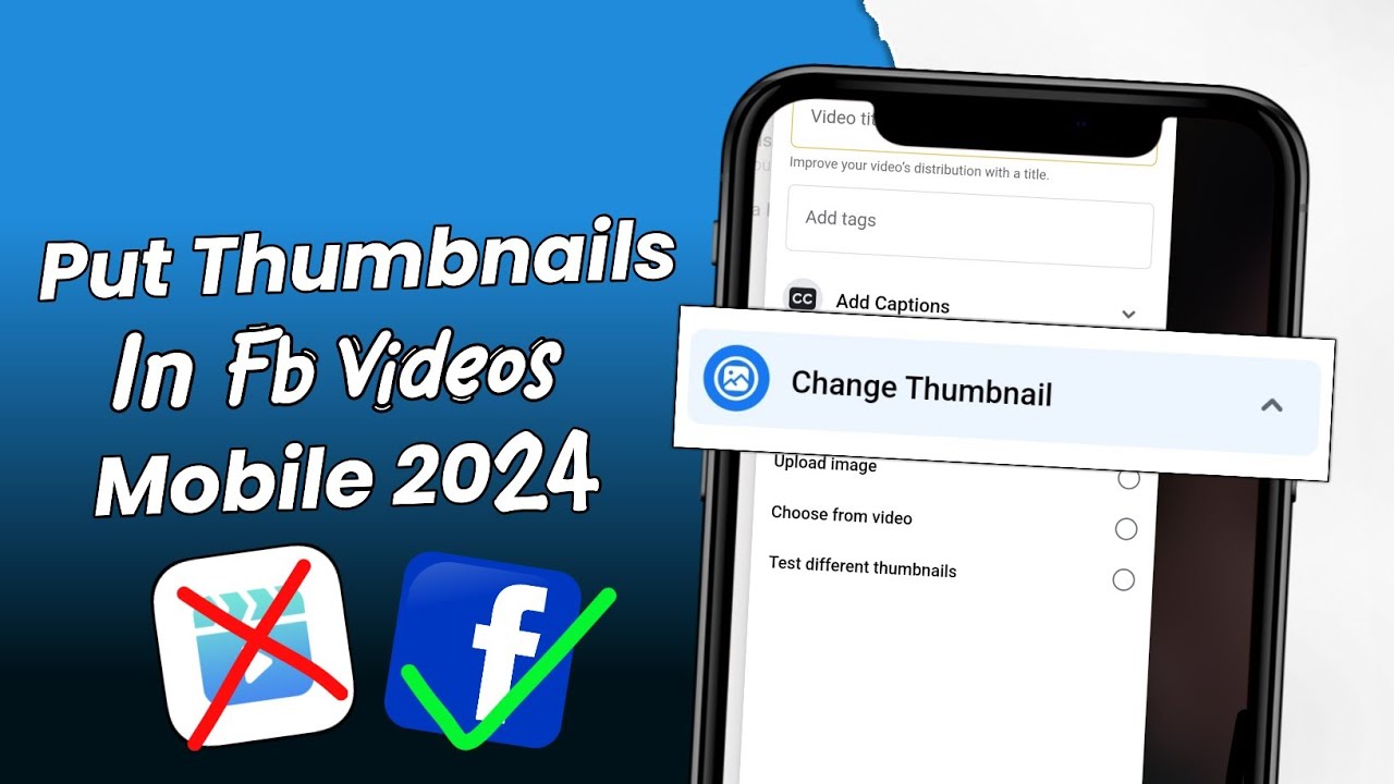 How To Add Thumbnail In Facebook Video Without Creator Studio | 2024 ...