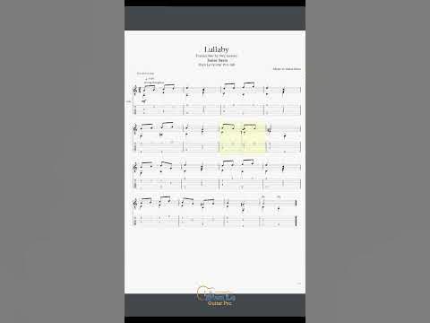 For Classical Guitar with TABs - Isaias Savio - Lullaby # ...