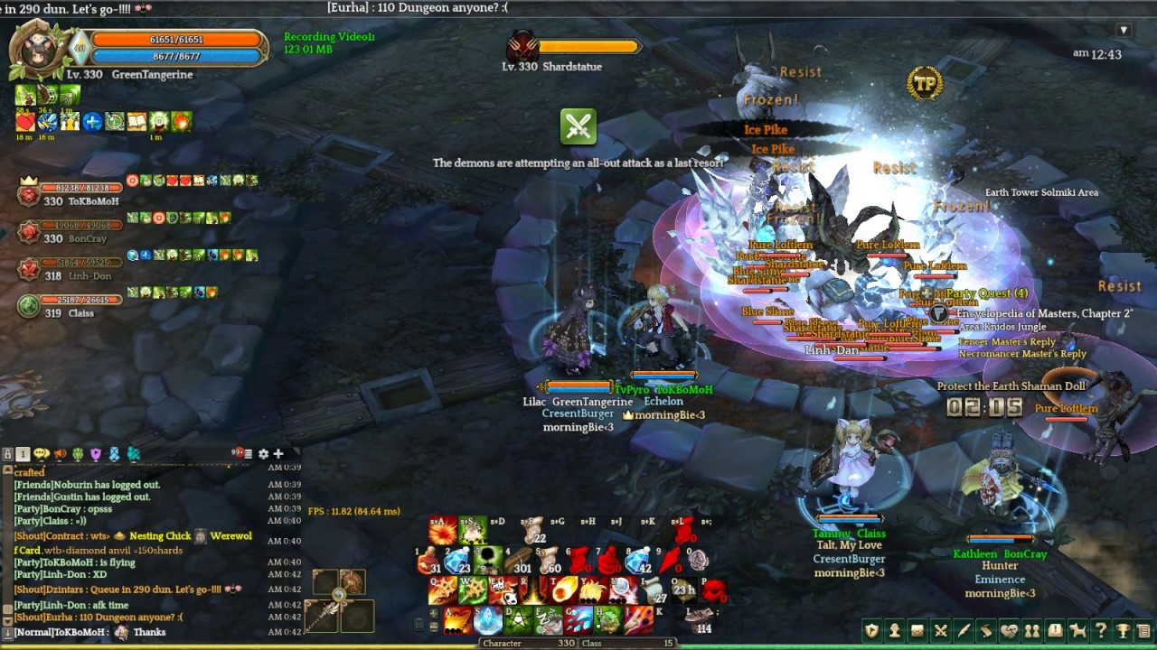 Tree Of Savior - Hunter c3 Falconer c3 Solmiki 27F - YouTube