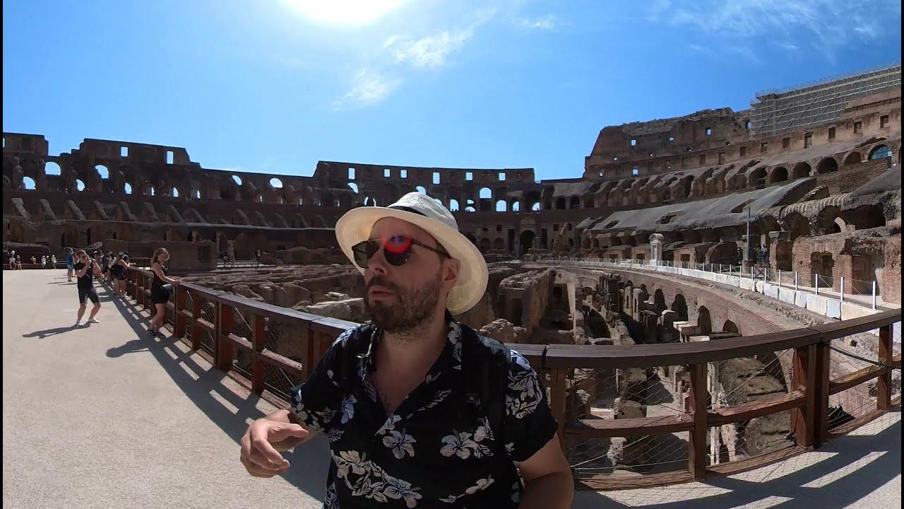 Virtual Tour of the Roman Colosseum (360/VR) - YouTube