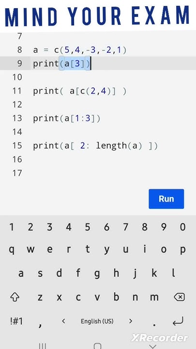 Indexing (subsetting) Vectors in R language - YouTube